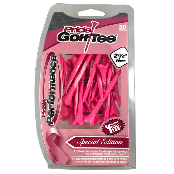 Performance™ Golf Tees 30 packs Breast Cancer Awareness